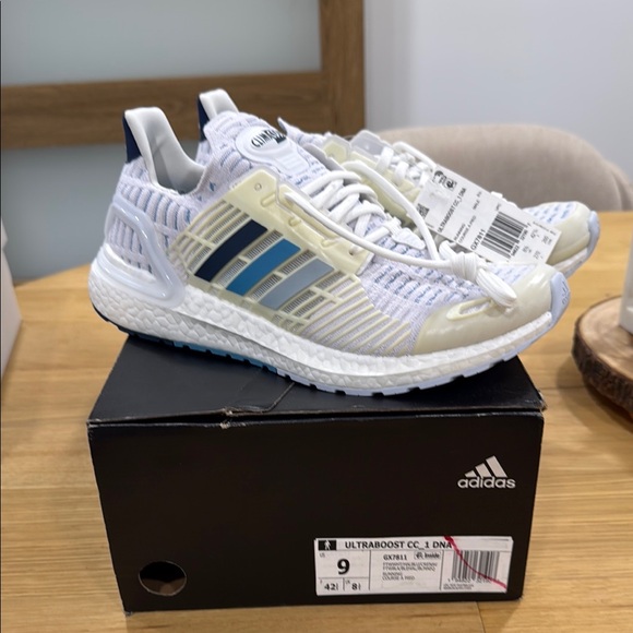 adidas | Shoes | Adidas Ultraboost Cc Dna White And Blue Sneakers ...